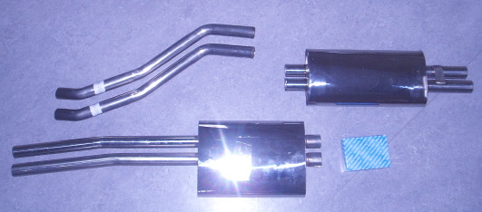 Pictures Mercedes Stainless Steel Exhausts (mufflers) e.g. W107,W110 ...